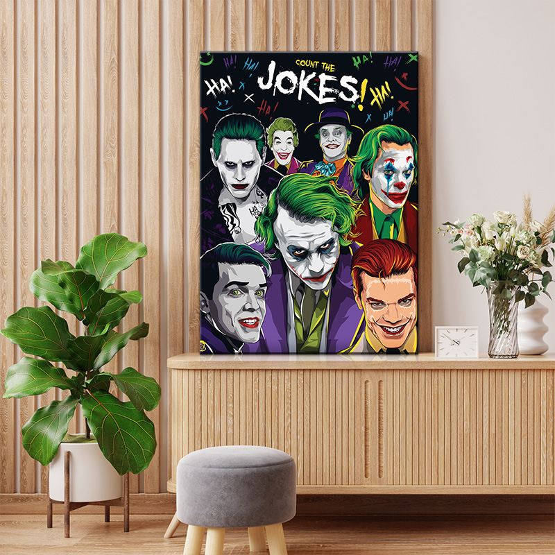 Joker painting - Wanasah Design (paintings, stickers, curtains, home decor)